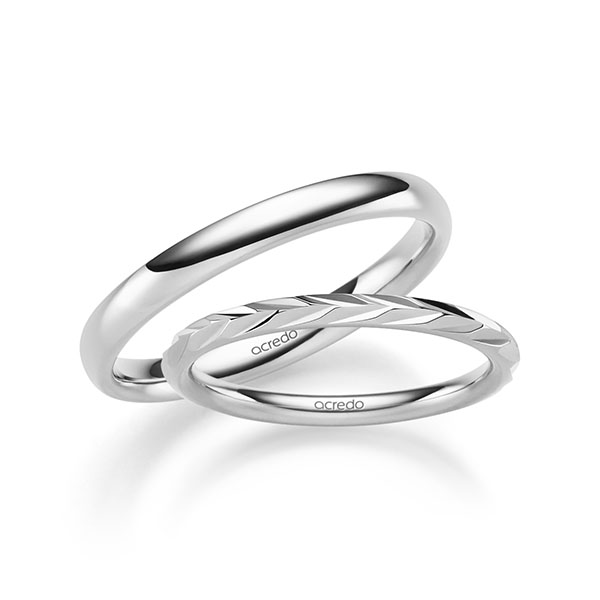 White gold wedding rings for him and her store